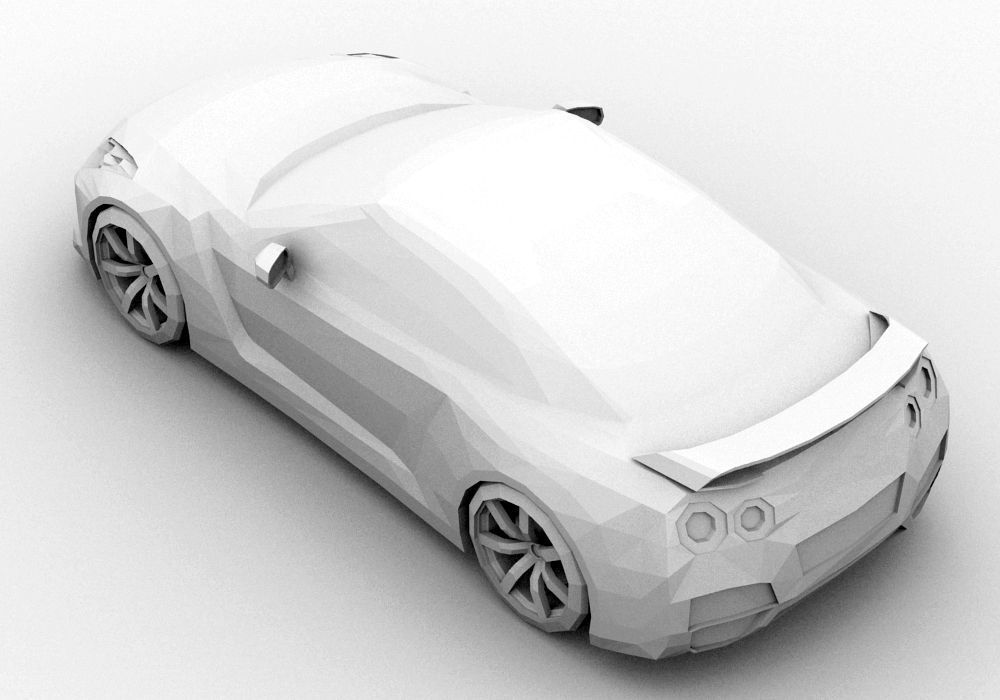 3D model Low Poly Nissan Skyline GTR VR / AR / low-poly | CGTrader