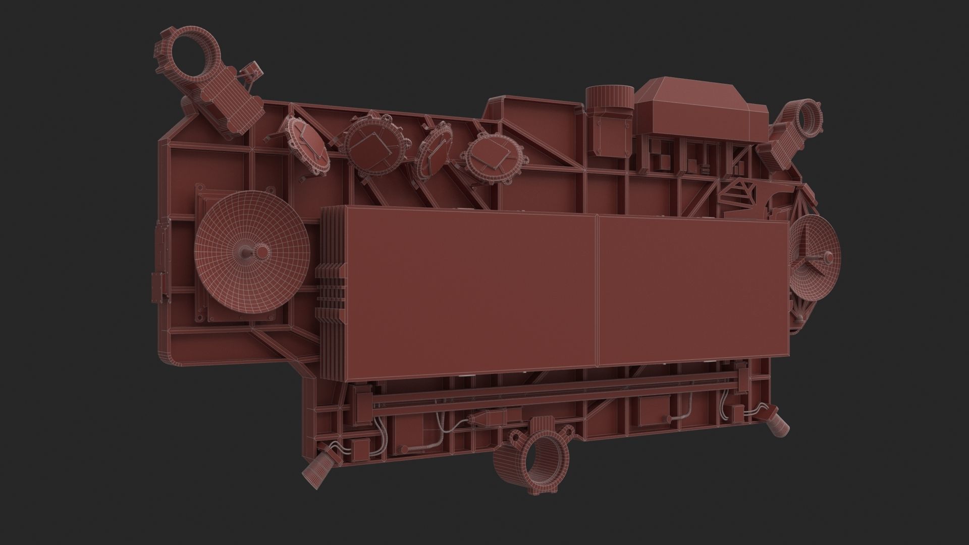 SpaceX Starlink Satellite 3D model animated rigged | CGTrader