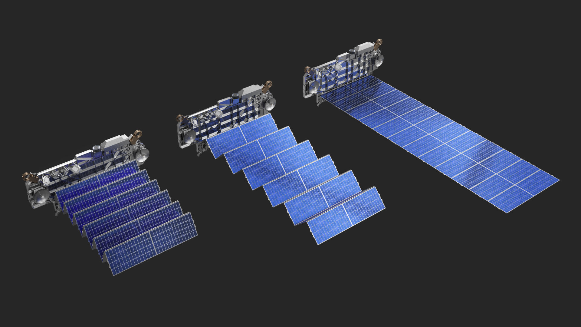 SpaceX Starlink Satellite 3D model animated rigged | CGTrader