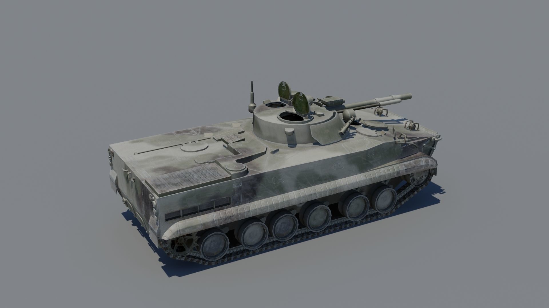 BMP-2 armoured vehicle 3D model | CGTrader
