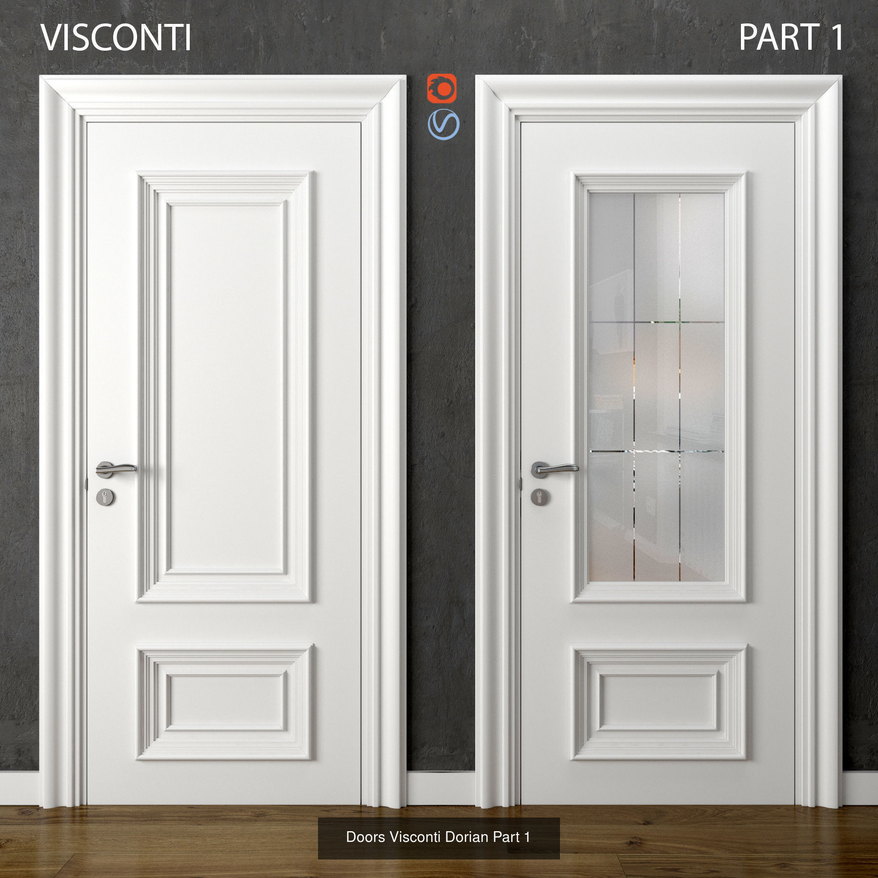 Classic Doors collection | CGTrader