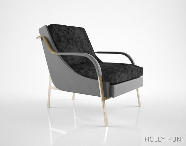 Holly Hunt Harlow Lounge Chair 3D model | CGTrader