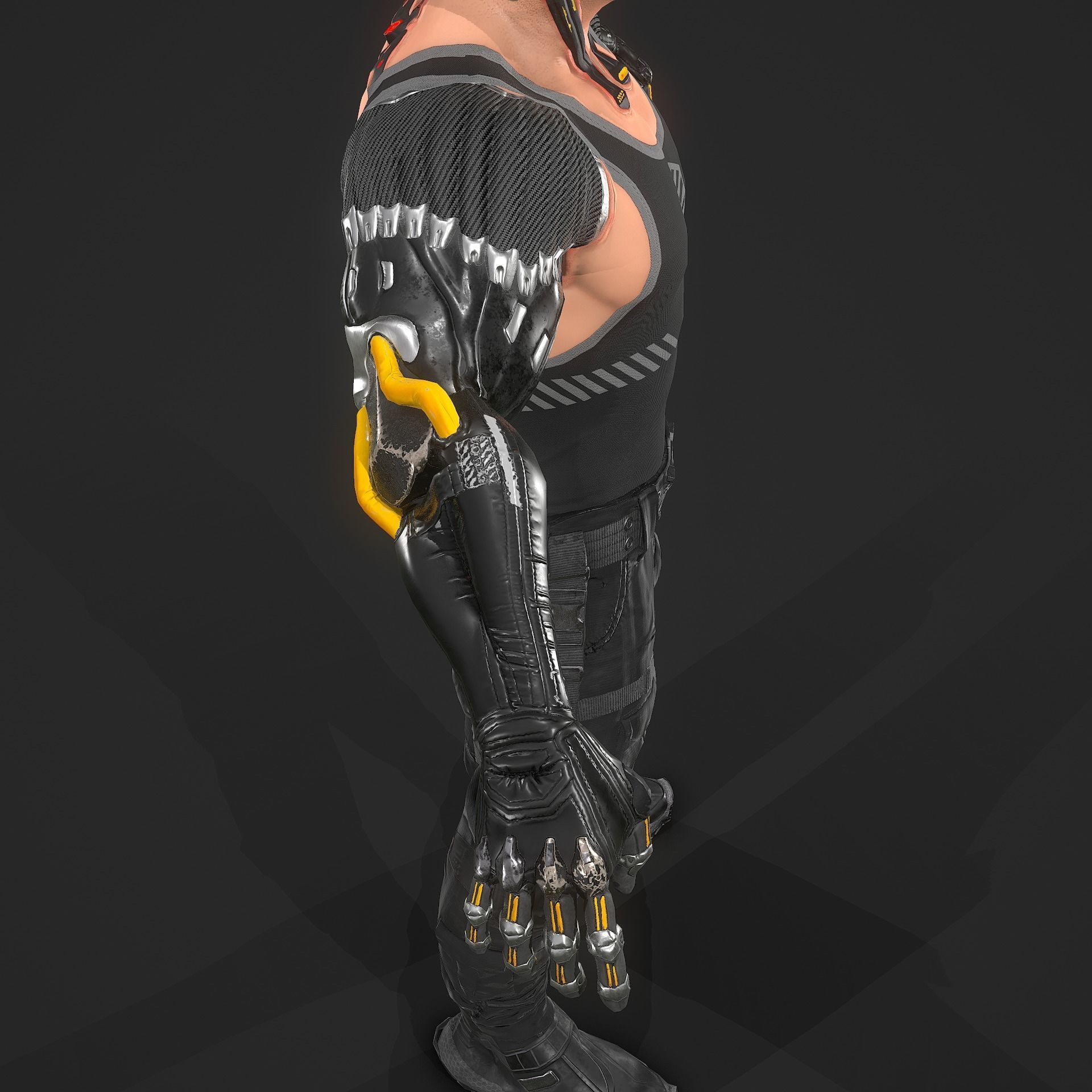 3D model Sci-fi Soldier Riged VR / AR / low-poly rigged | CGTrader