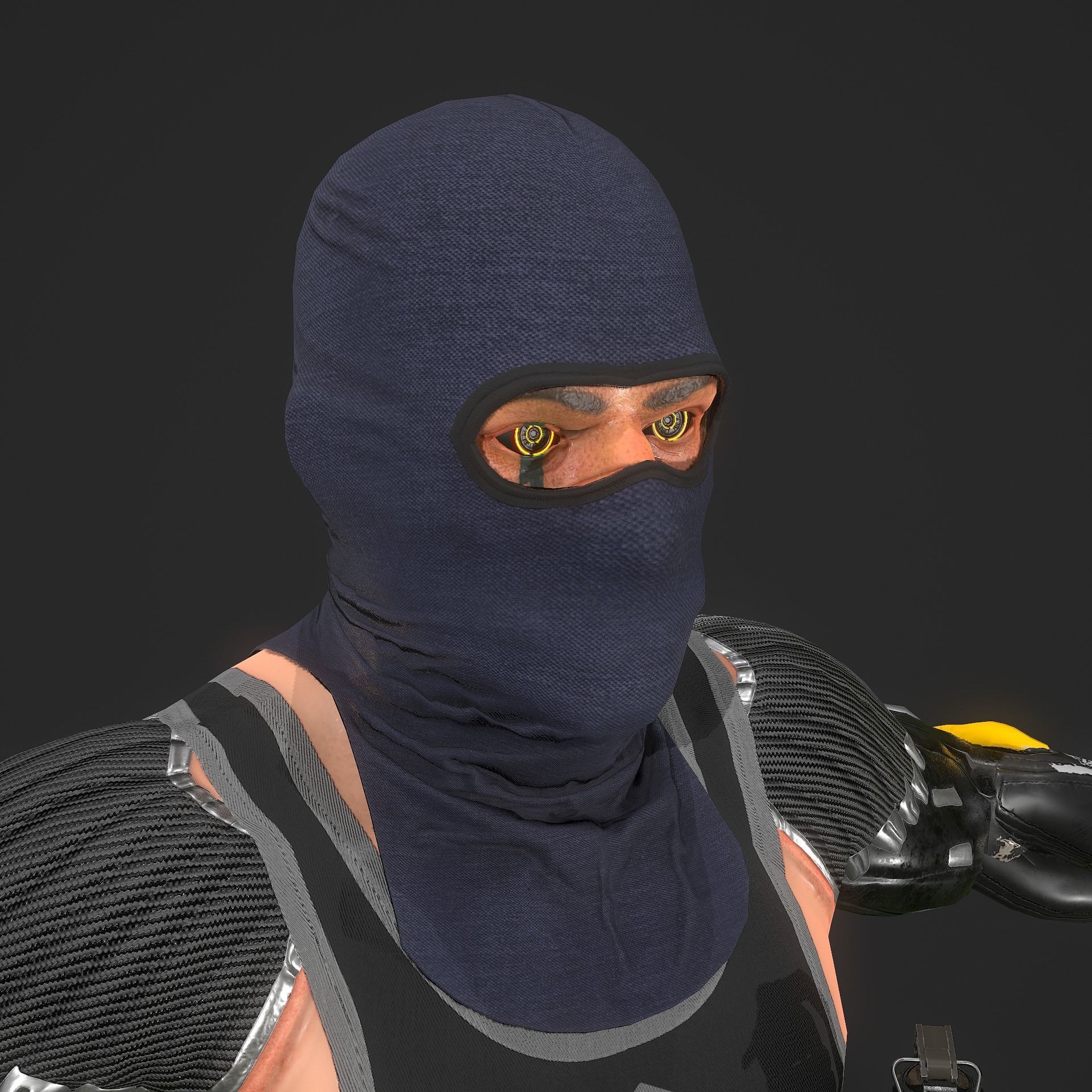 3D model Sci-fi Soldier Riged VR / AR / low-poly rigged | CGTrader