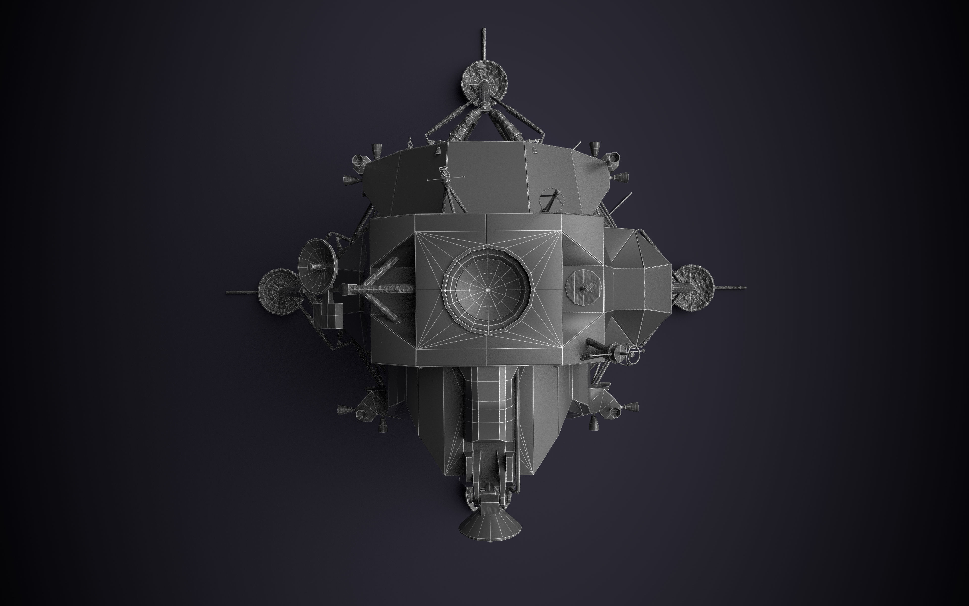 3D model Apollo 11 Lunar Module - PBR Game Ready VR / AR / low-poly | CGTrader