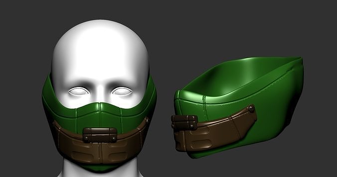 gas mask scifi high poly sculpt ver4 3d printable 3D model 3D model ...