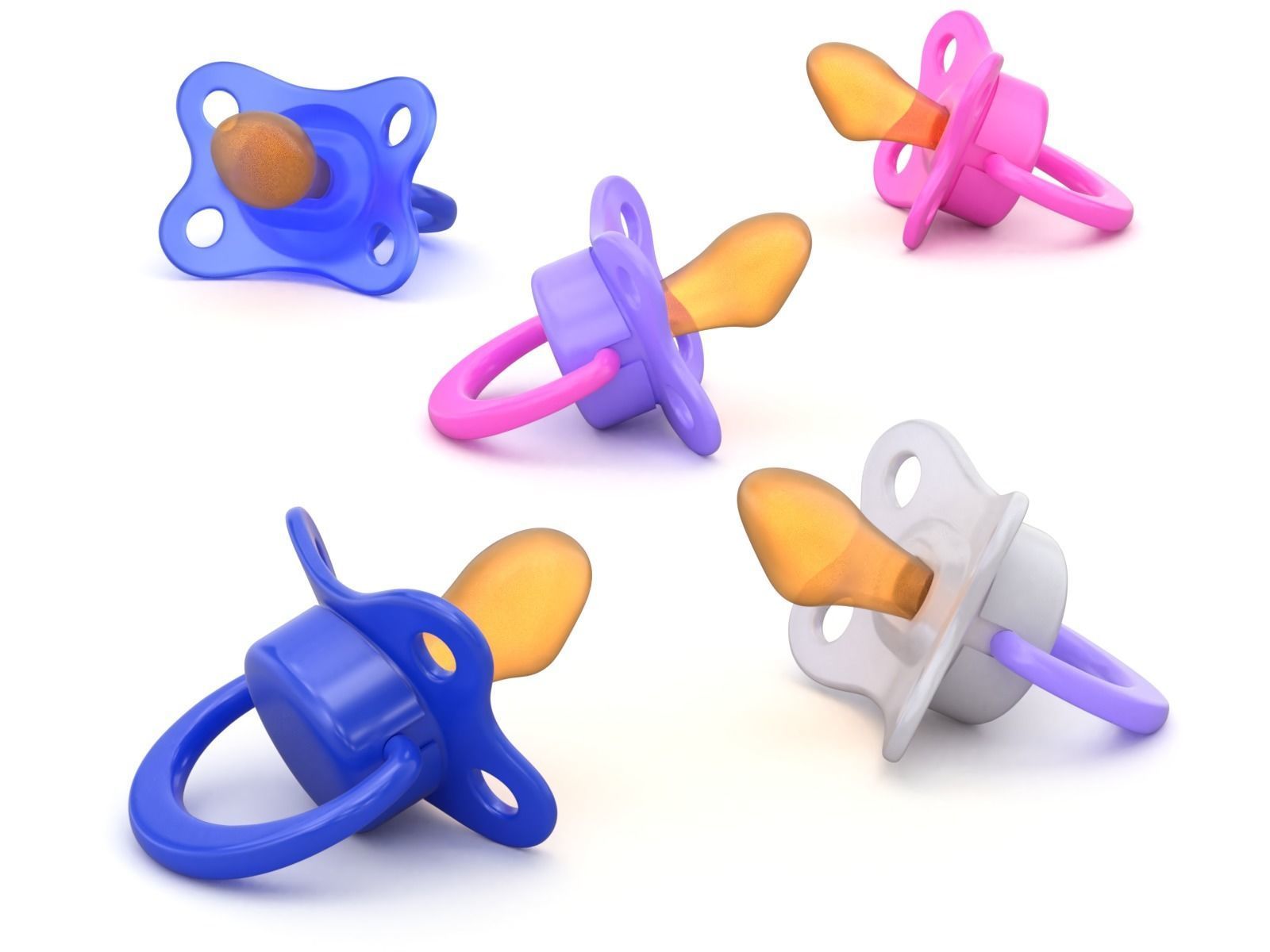 Pacifier Model 01 3D model | CGTrader