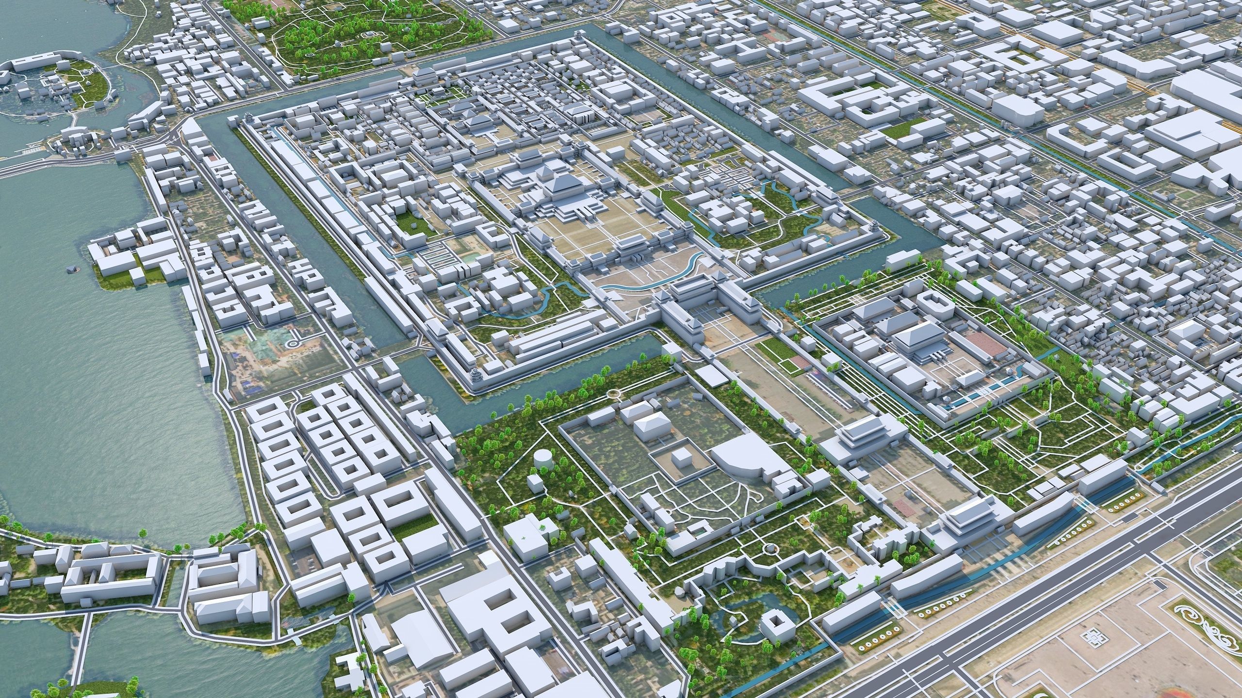 3D model Beijing City China VR / AR / low-poly | CGTrader