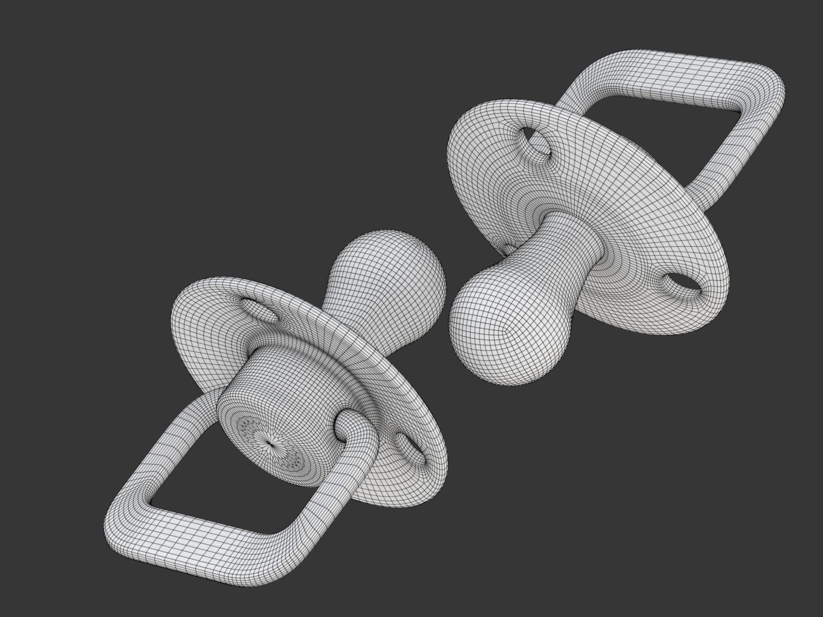 Pacifier Model 03 3D model | CGTrader