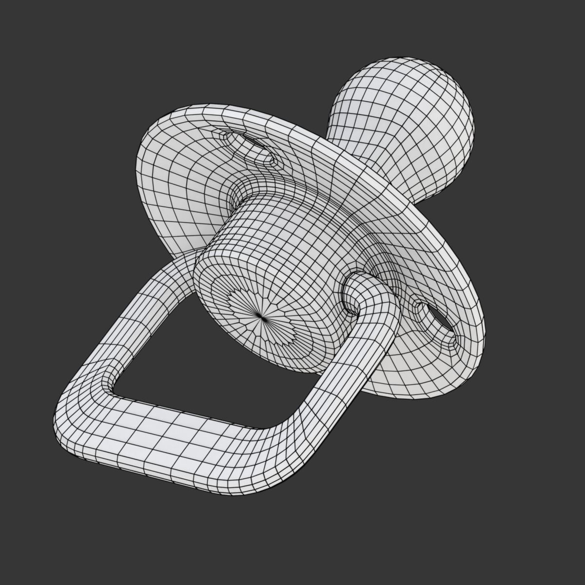Pacifier Model 03 3D model | CGTrader