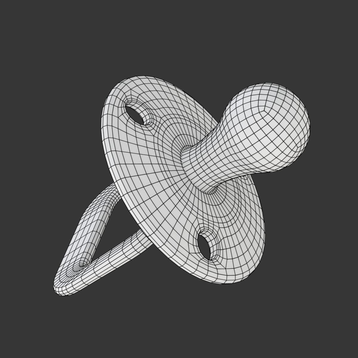 Pacifier Model 03 3D model | CGTrader