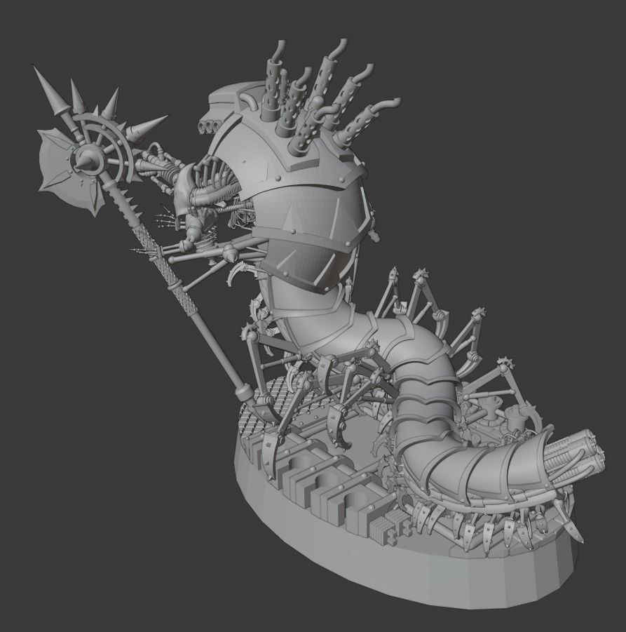 Heretic Tech Priest 3D model 3D printable | CGTrader