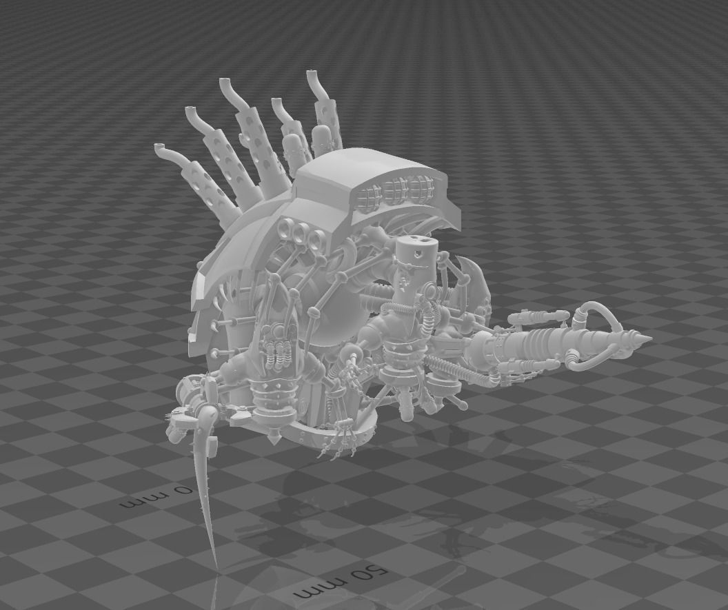 Heretic Tech Priest 3D model 3D printable | CGTrader