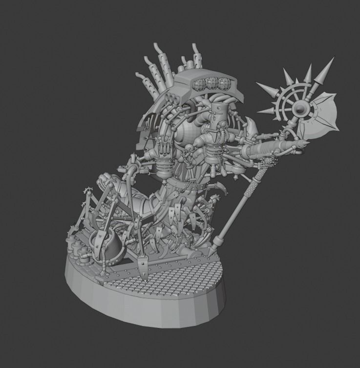 Heretic Tech Priest 3D model 3D printable | CGTrader