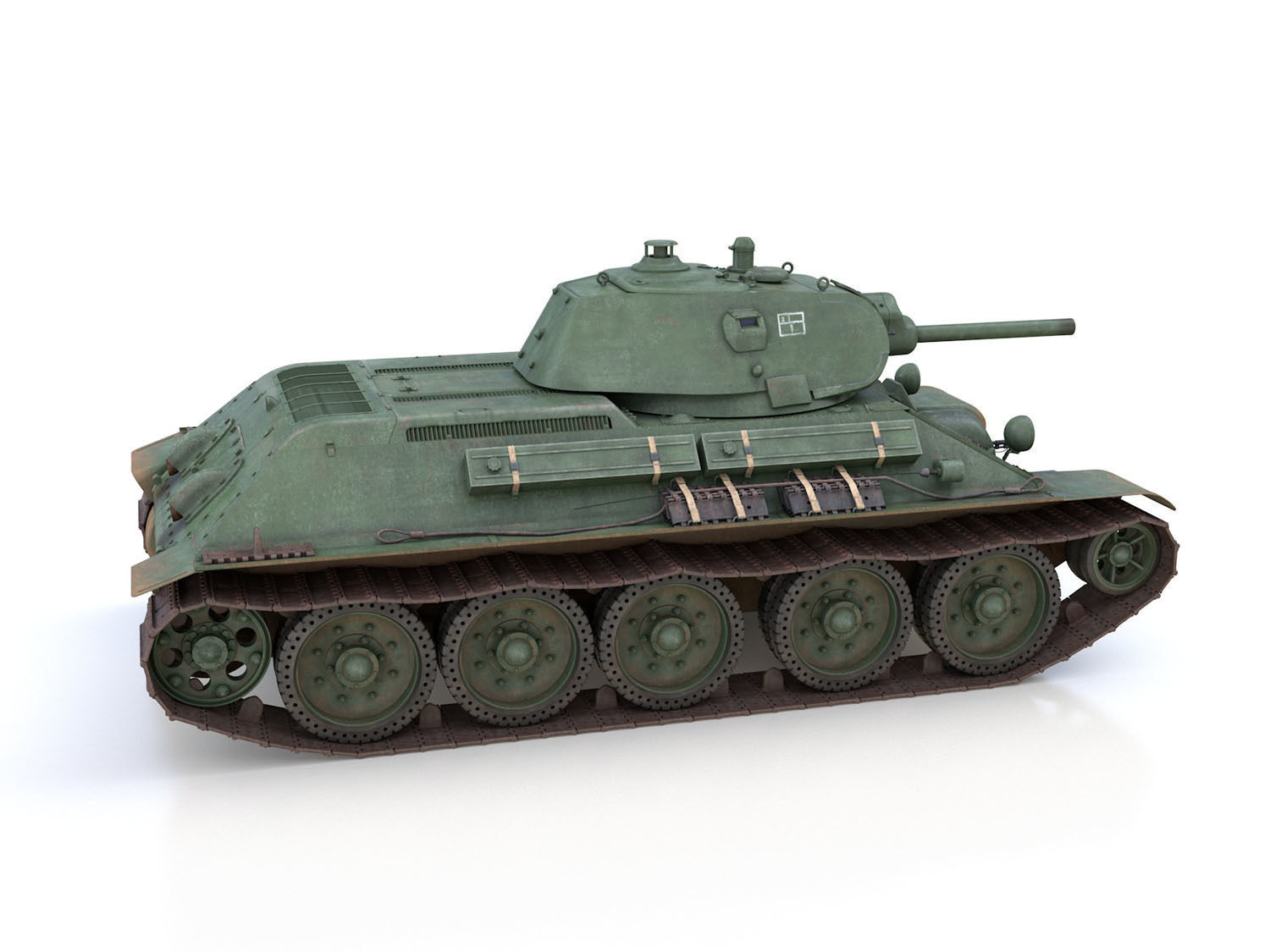 T-34-76 - Model 1940 -Soviet medium tank - 6MC 3D model | CGTrader