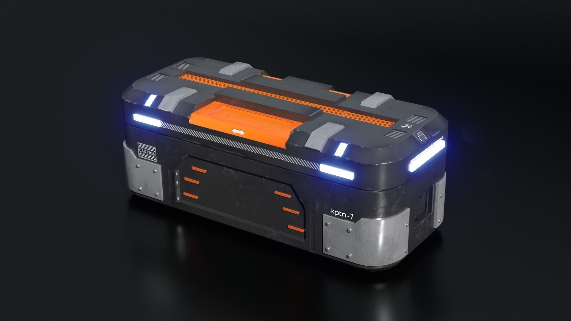 3D model Sci Fi Box v2 VR / AR / low-poly | CGTrader