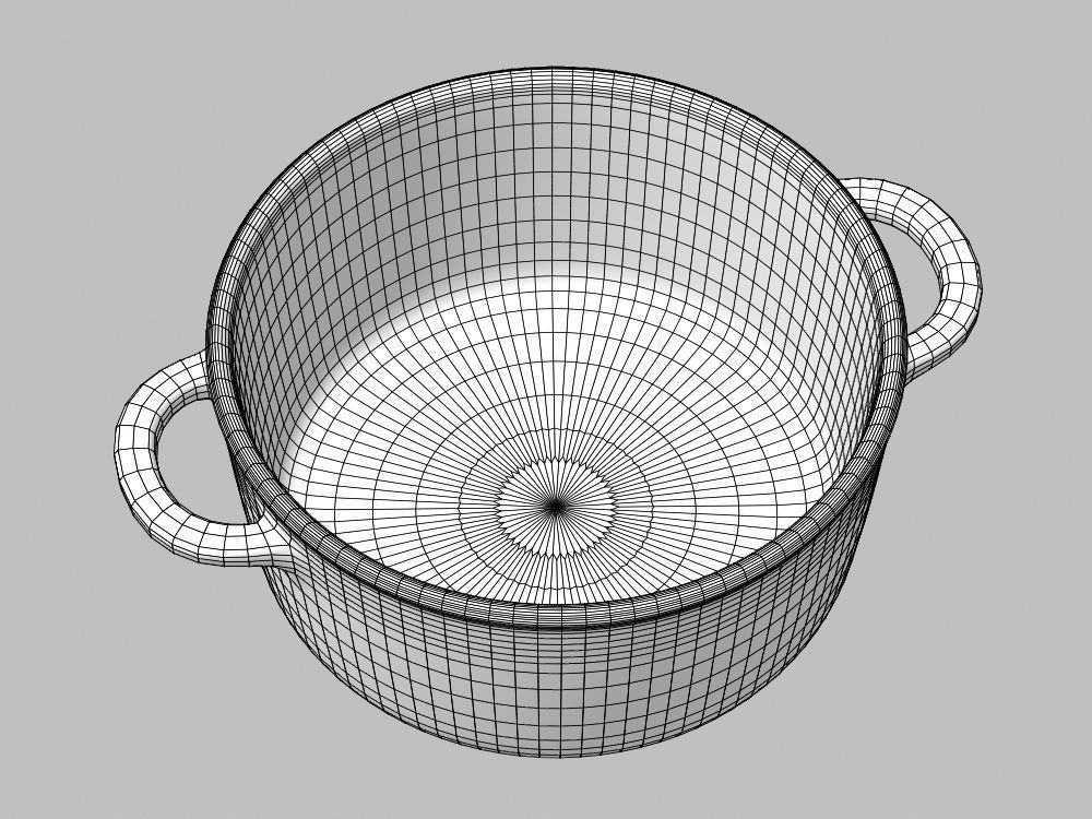 Cookware Set cooking pot 3D model | CGTrader