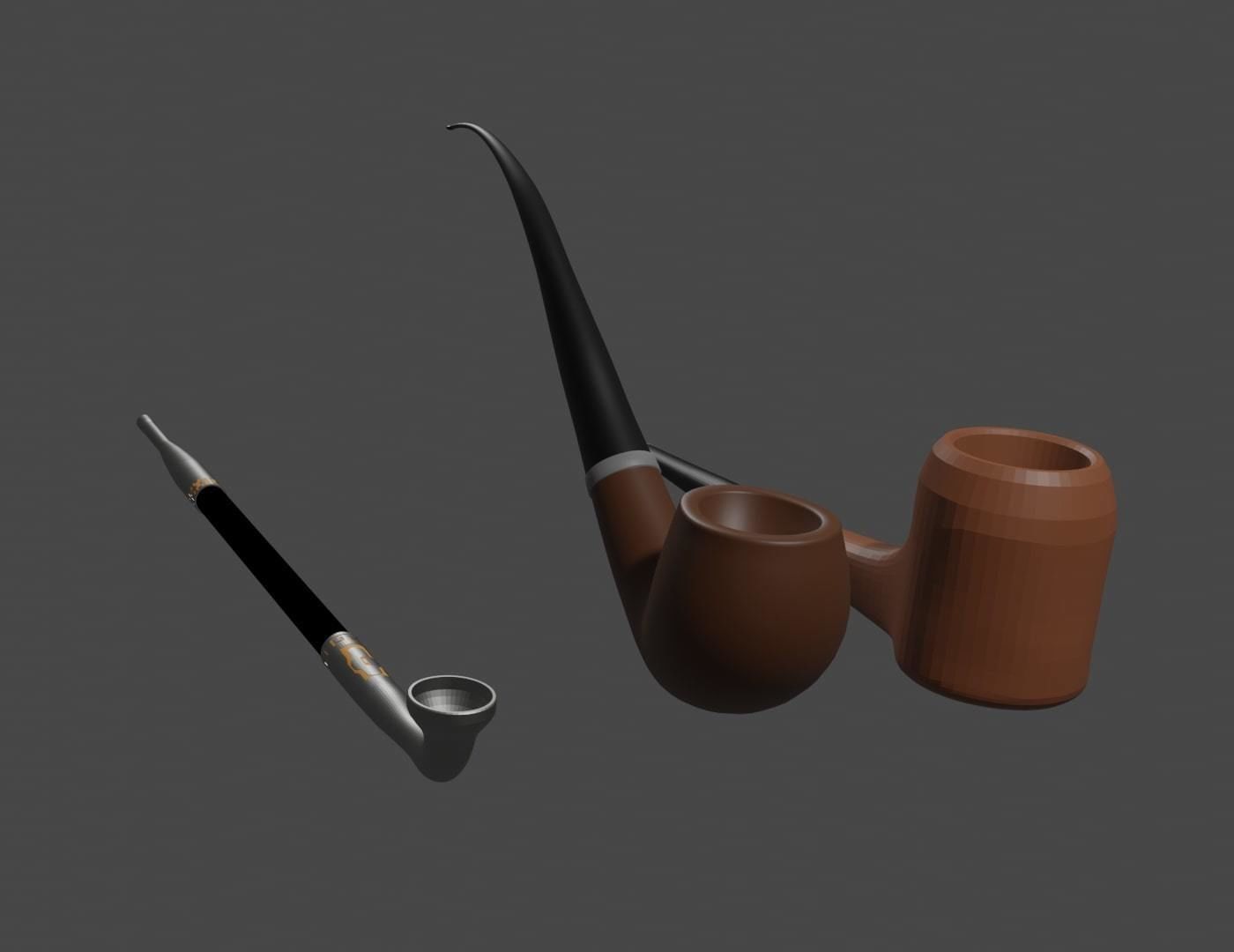 3D Tobacco pipes | CGTrader
