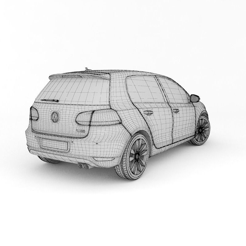 VW Golf 3D model | CGTrader