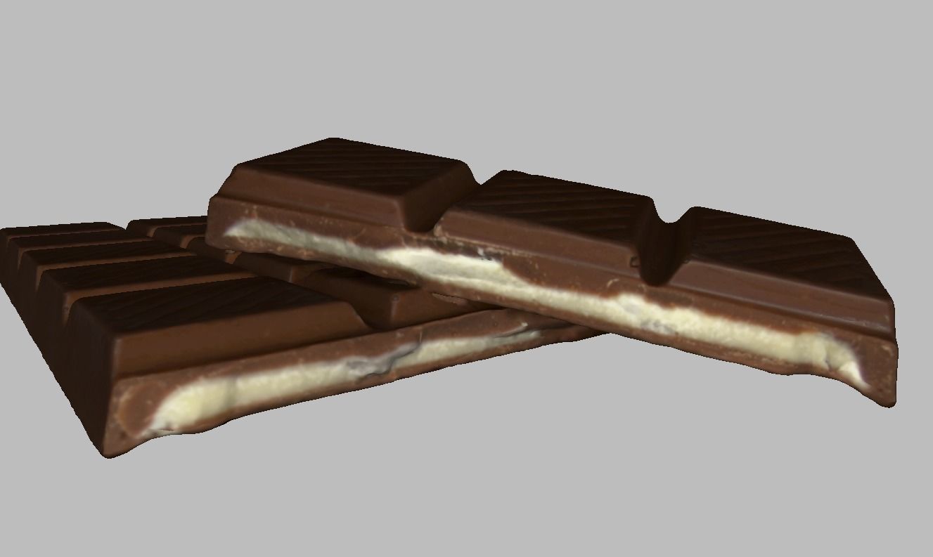3D model Bar of chocolate VR / AR / low-poly | CGTrader