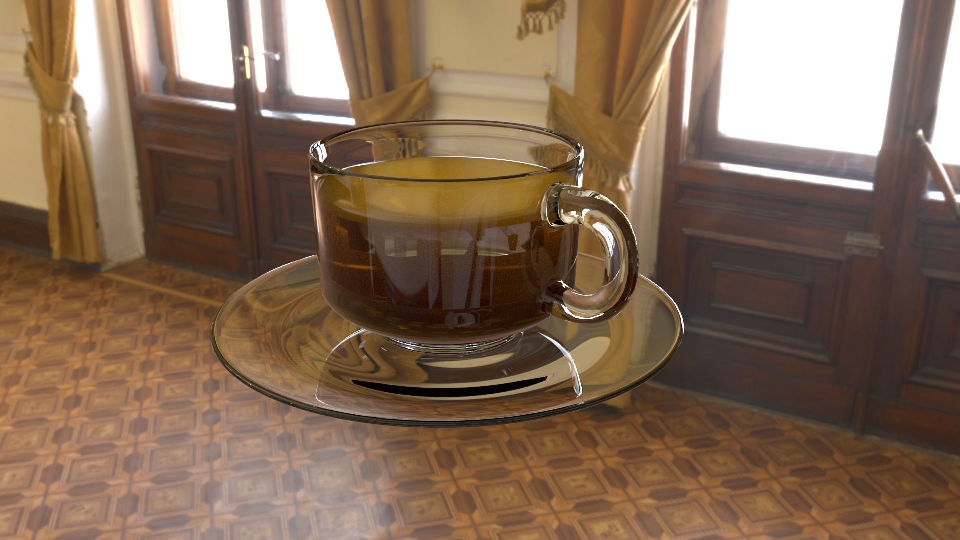 Cup of Tea Model free 3D model | CGTrader
