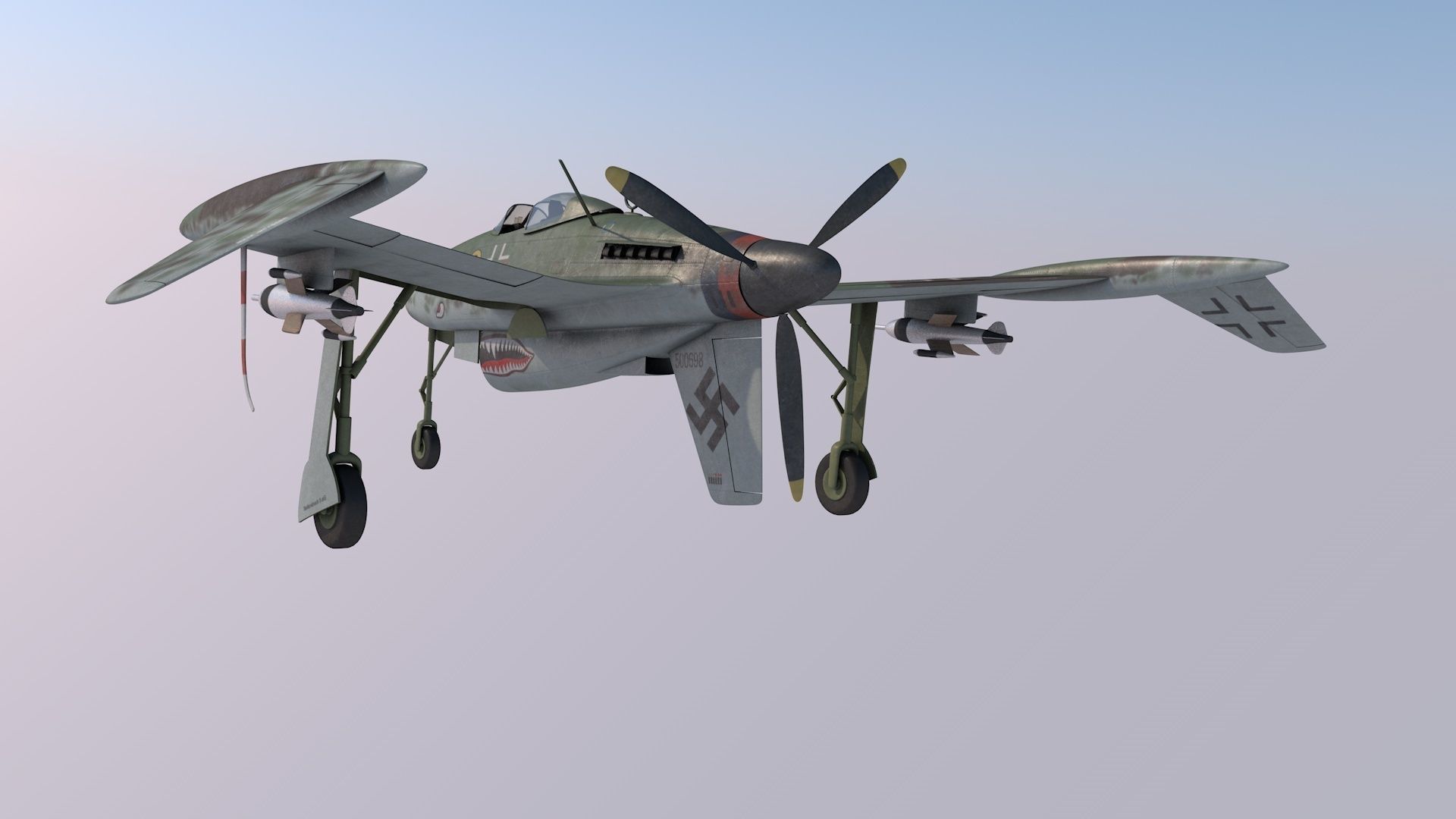 Blohm und Voss P208 3D model | CGTrader