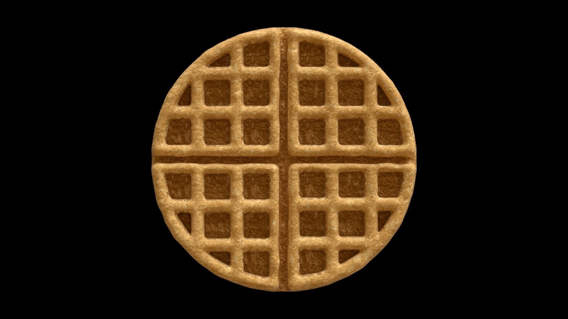 Waffle 3D model 3D model animated | CGTrader
