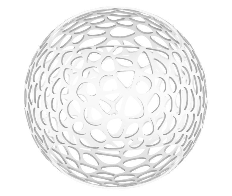 Bird Feeder - Mobius Egg Voronoi 3D model 3D printable | CGTrader