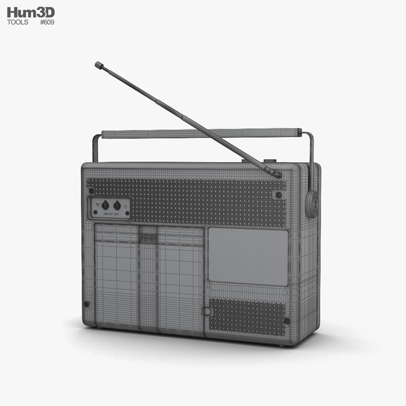 Radio 3D model | CGTrader