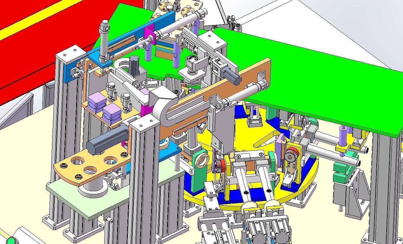 Electric toothbrush automatic assembly machine 3D model | CGTrader