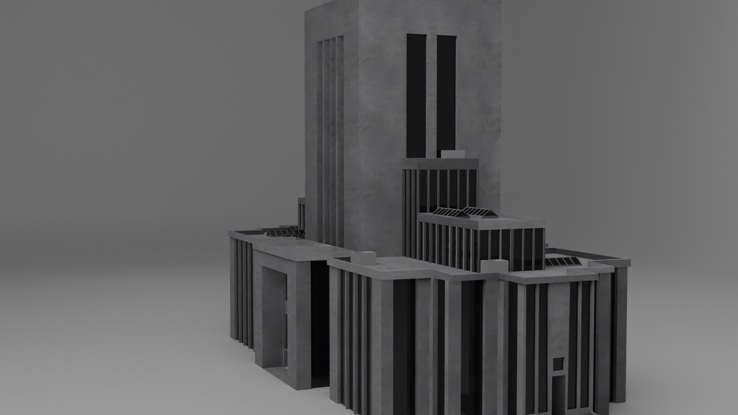 CCPD - City Central Police Department Game Ready 3D model free VR / AR ...