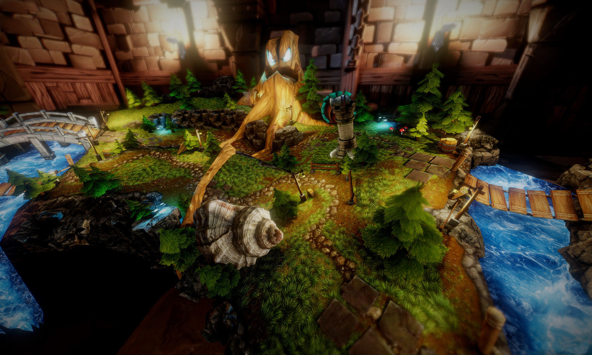 Fantasy low poly map 3D model | CGTrader