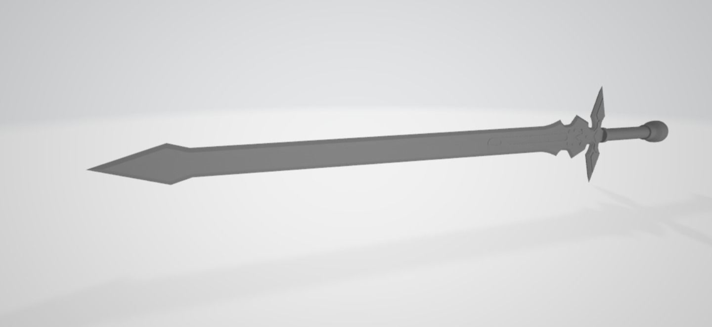 Kirito Swords Sword Art Online free VR / AR / low-poly 3D model | CGTrader