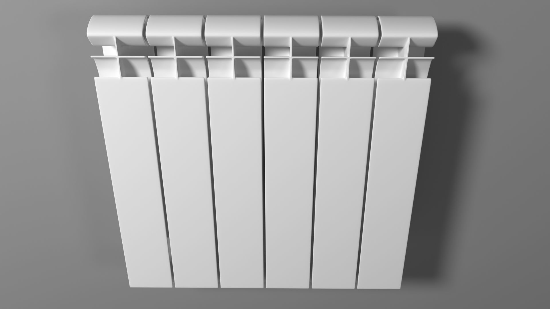 radiator section 3D model | CGTrader