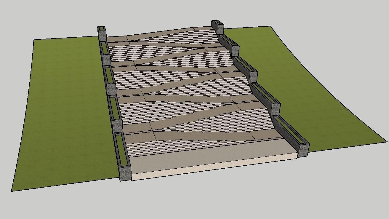 3D model STAIR AND RAMP VR / AR / low-poly | CGTrader