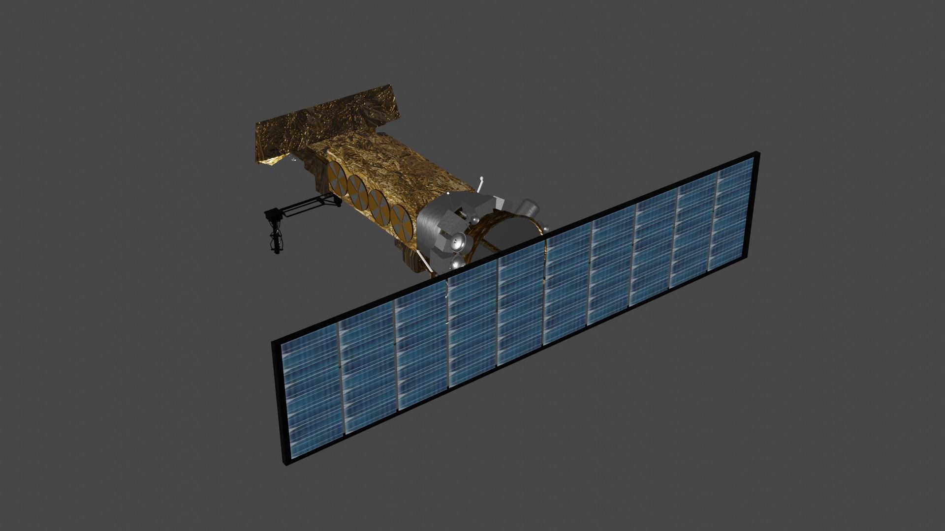 NOAA-15 Weather Satellite free 3D model | CGTrader