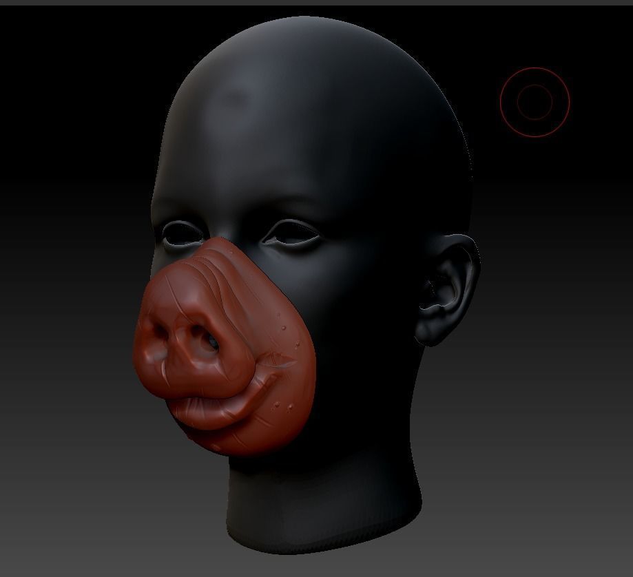 Stylized Pig Mask for 3d print 3D model 3D printable | CGTrader