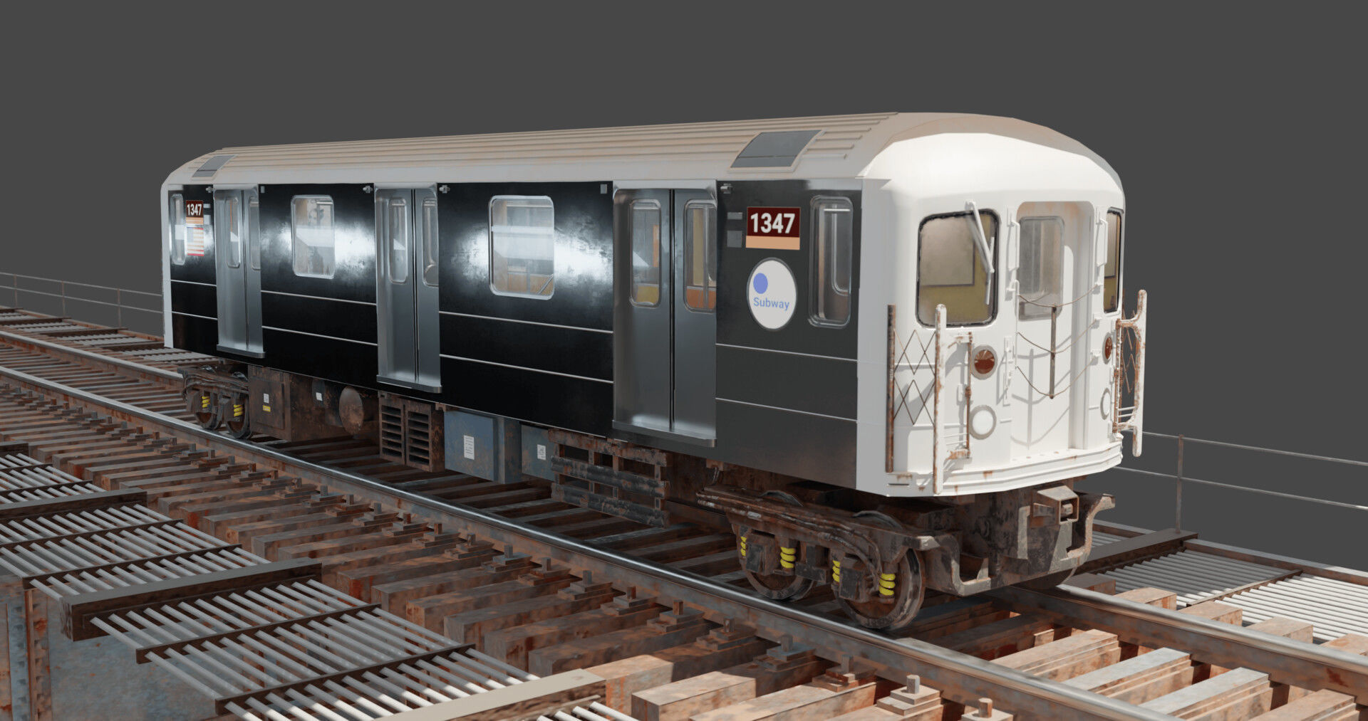 3D model New York Subway Game-Ready VR / AR / low-poly | CGTrader