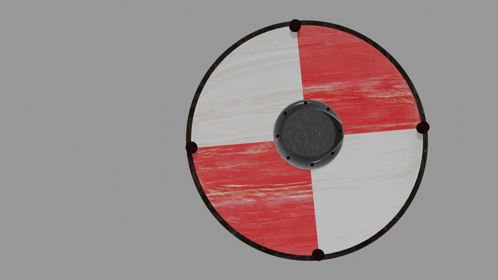 The Great Nordic Viking Shield free 3D model | CGTrader