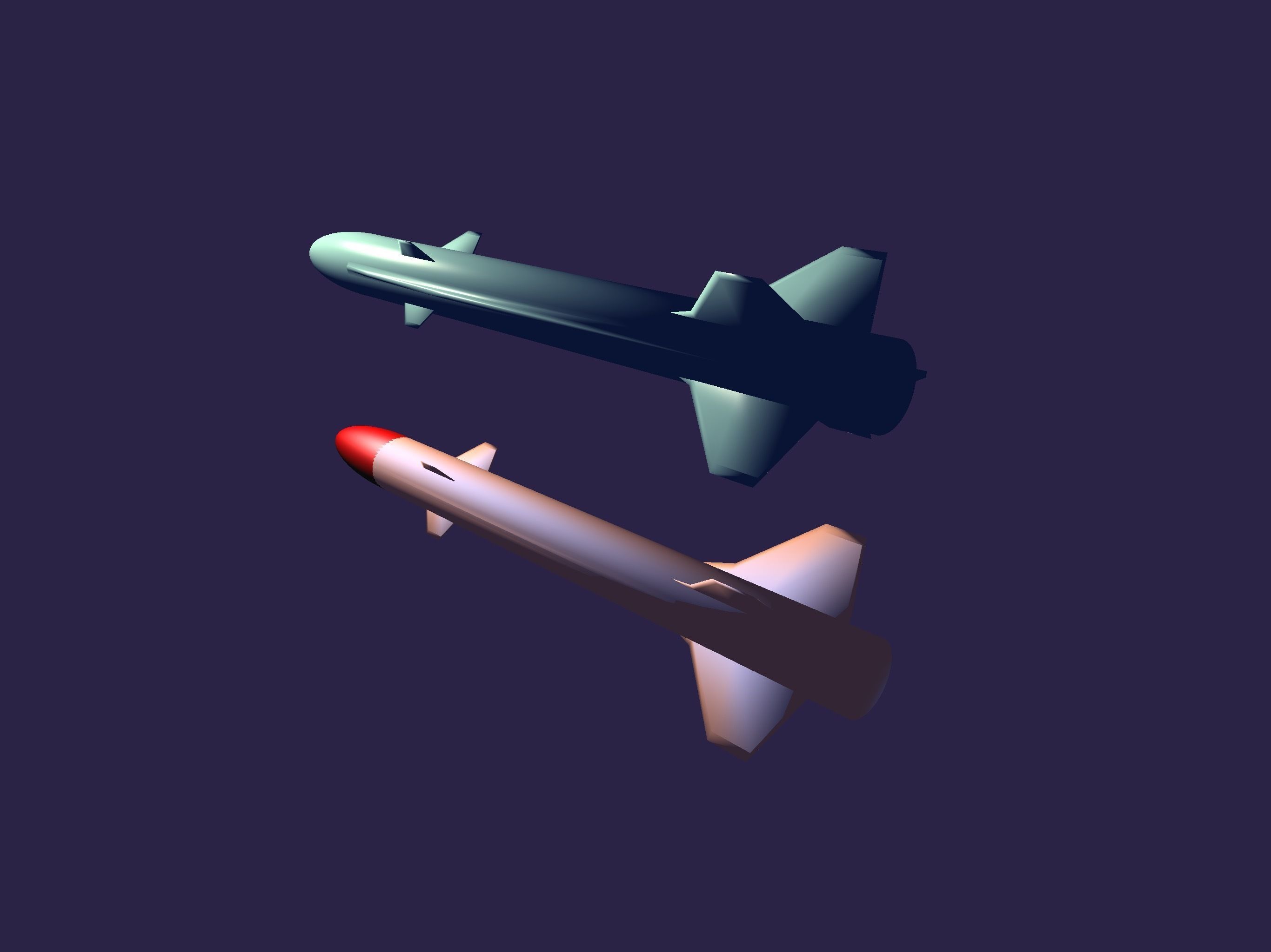 Missiles 3D model | CGTrader