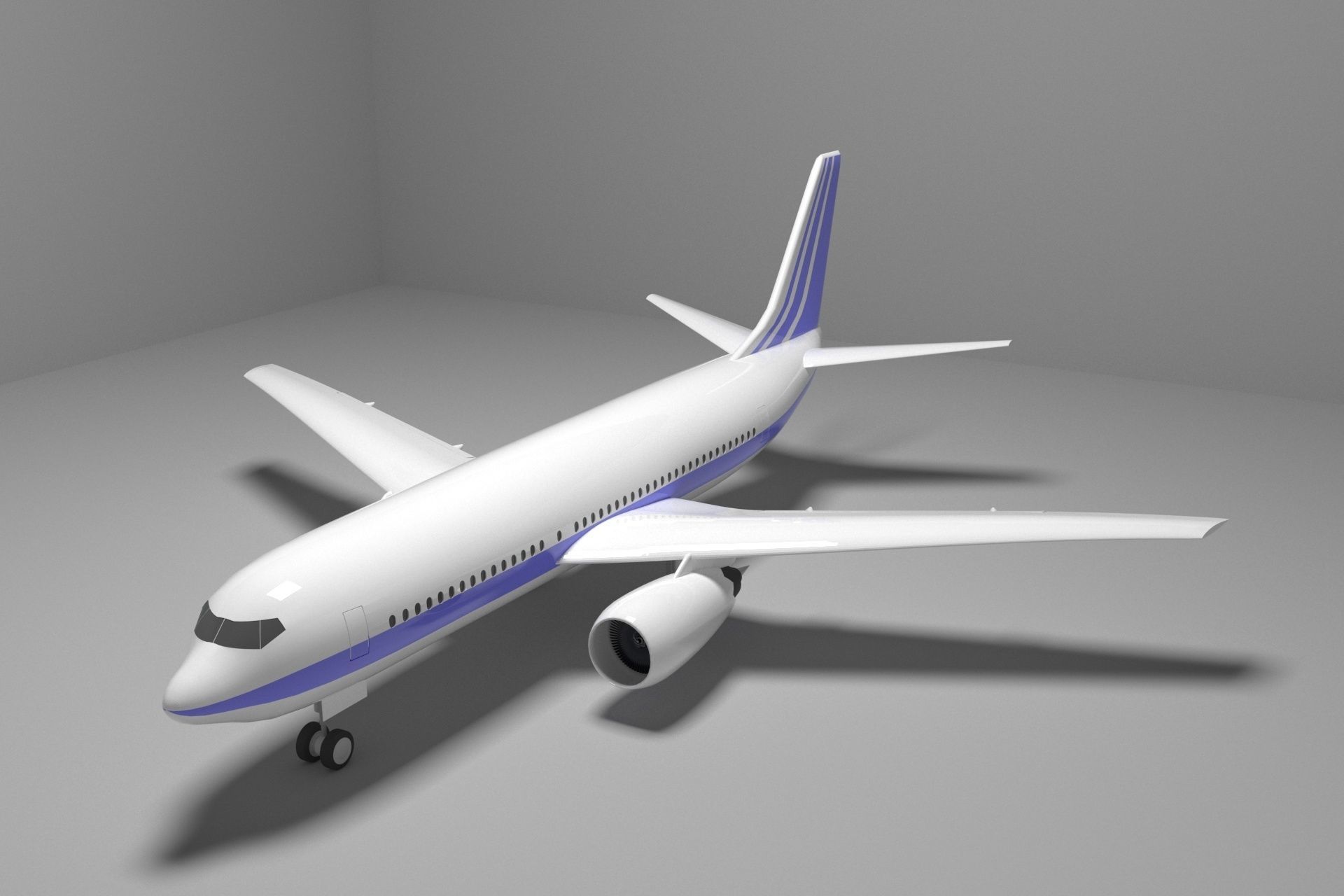 Airplane B737 3D model | CGTrader