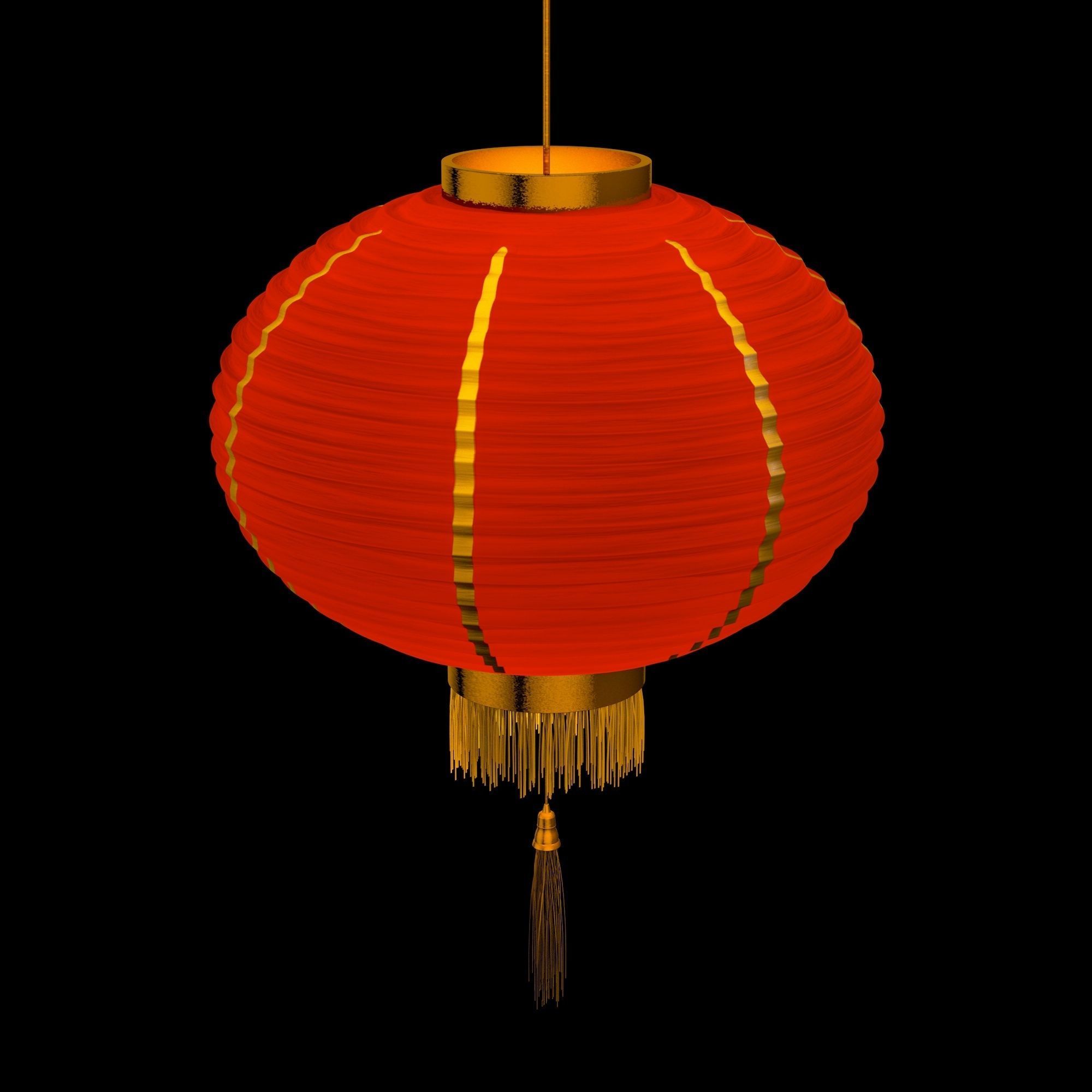 3D model China lamp lantern animated | CGTrader