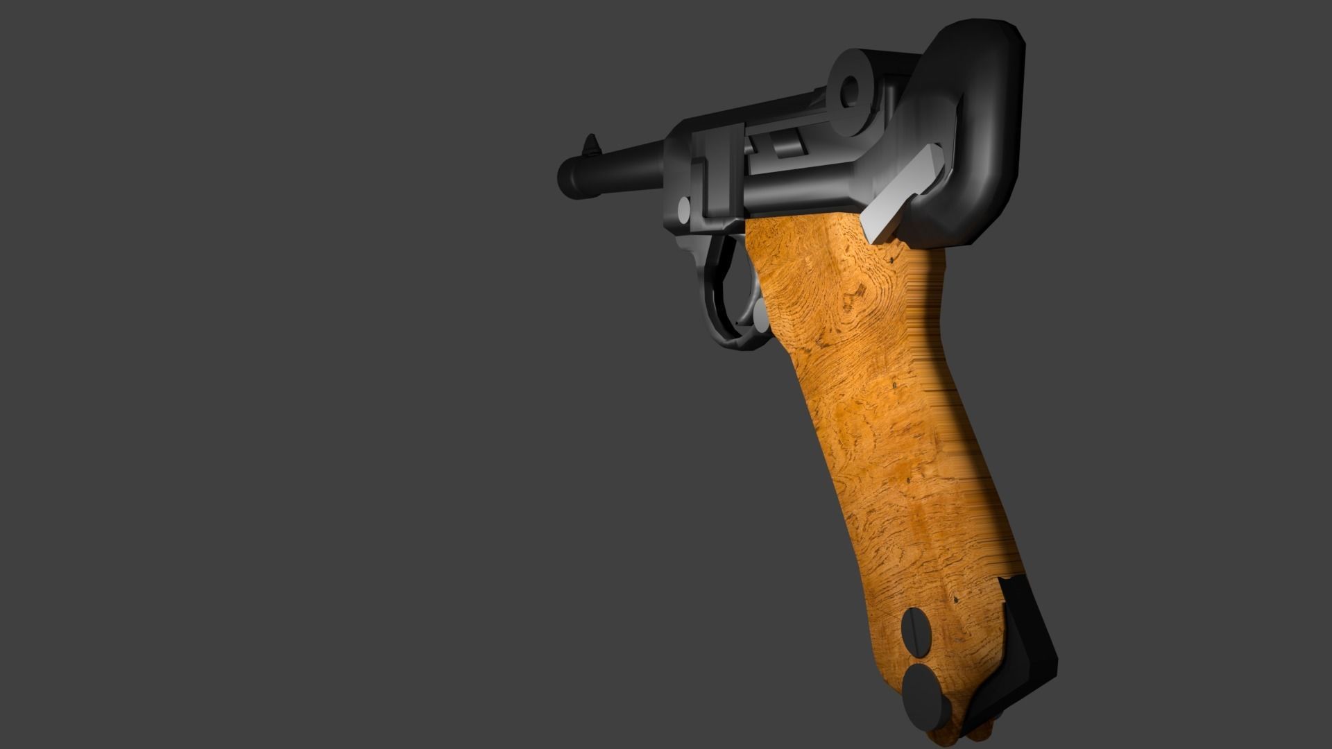 World War gun 3D model | CGTrader