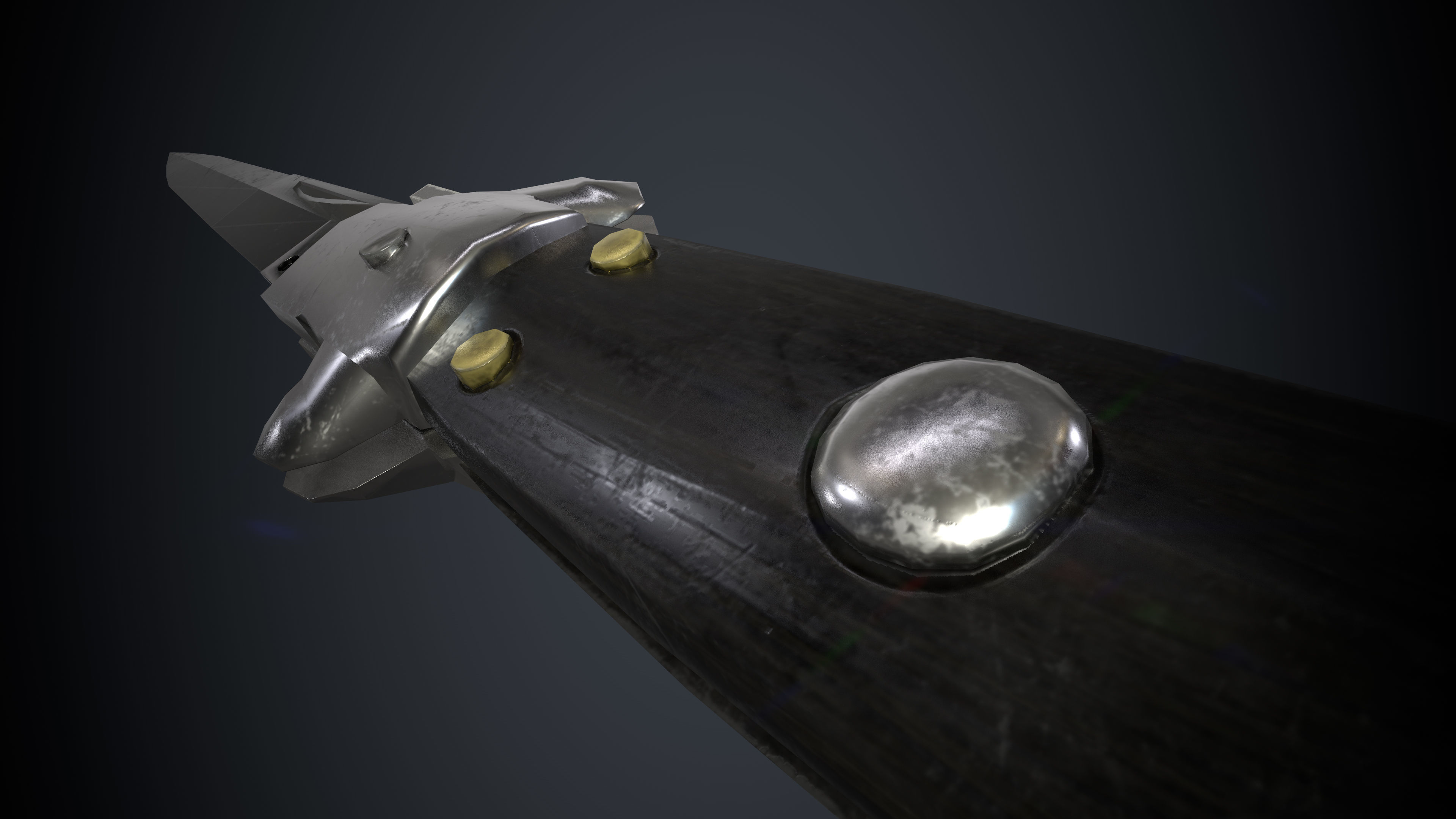 3D model Stiletto Switchblade - PBR Game Ready VR / AR / low-poly ...