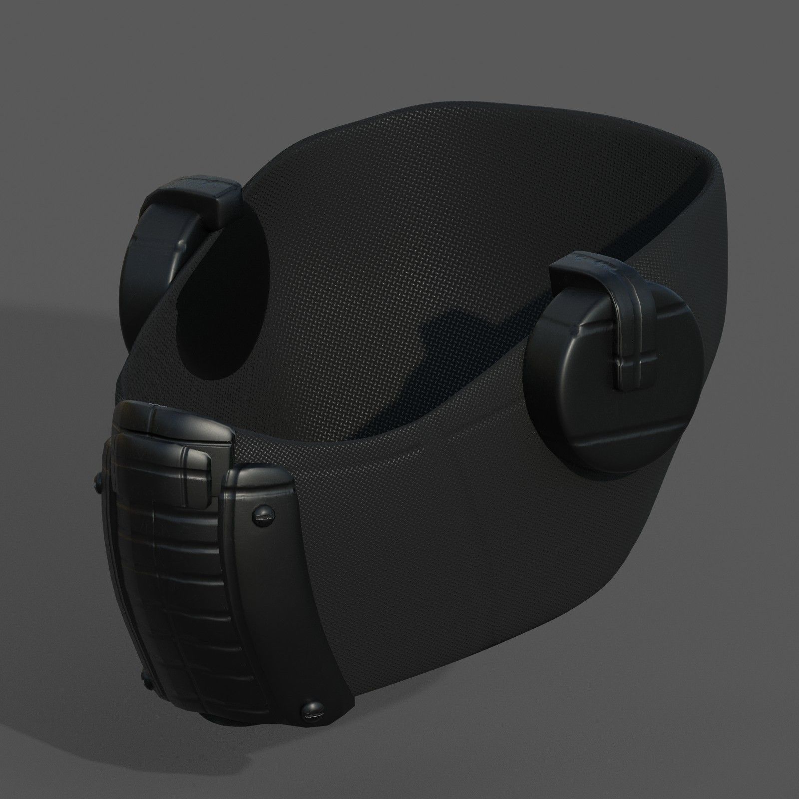 3D model Helmet scifi fantasy futuristic gas mask VR / AR / low-poly ...