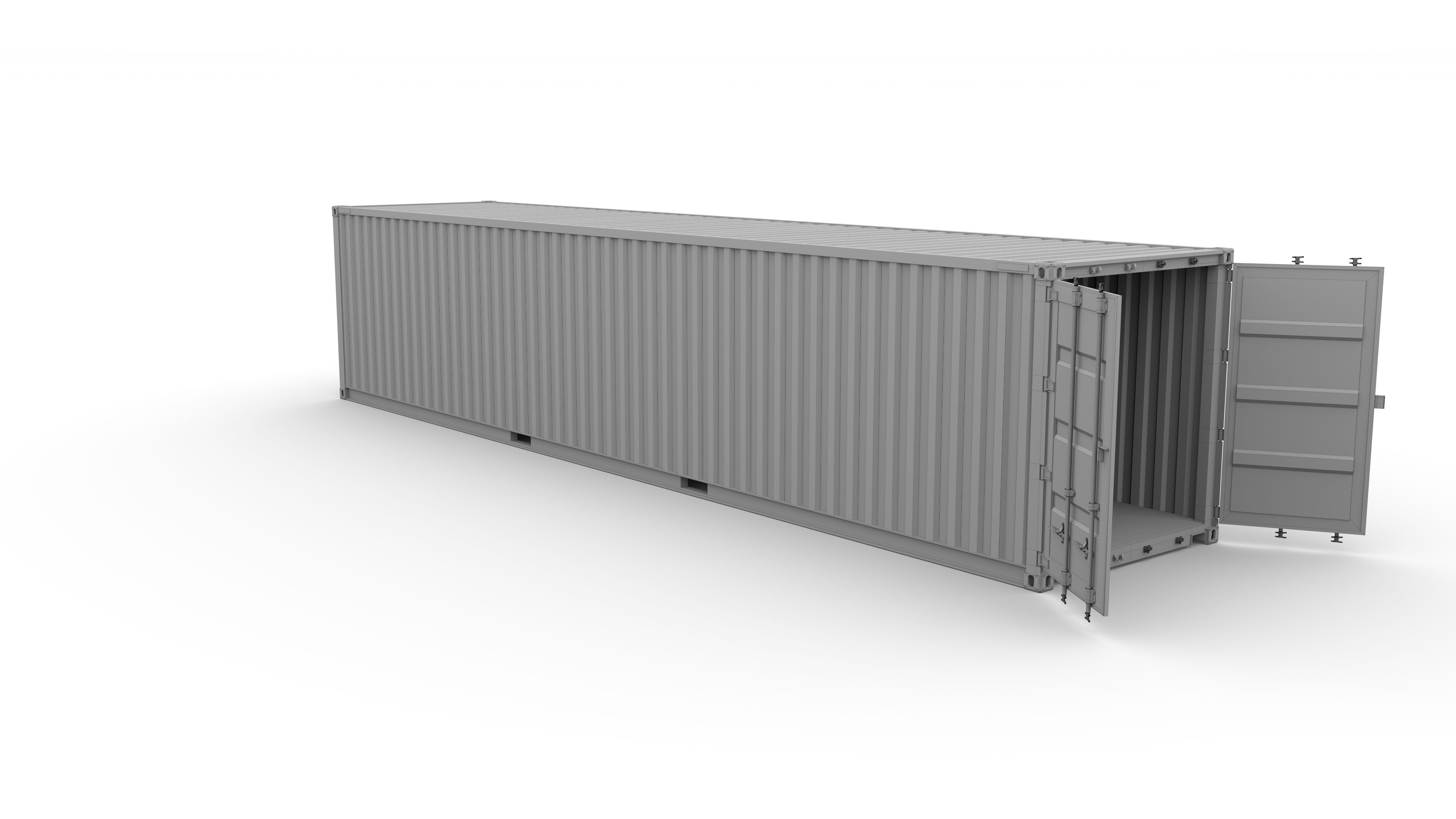 Shipping Container MSC 3D model | CGTrader