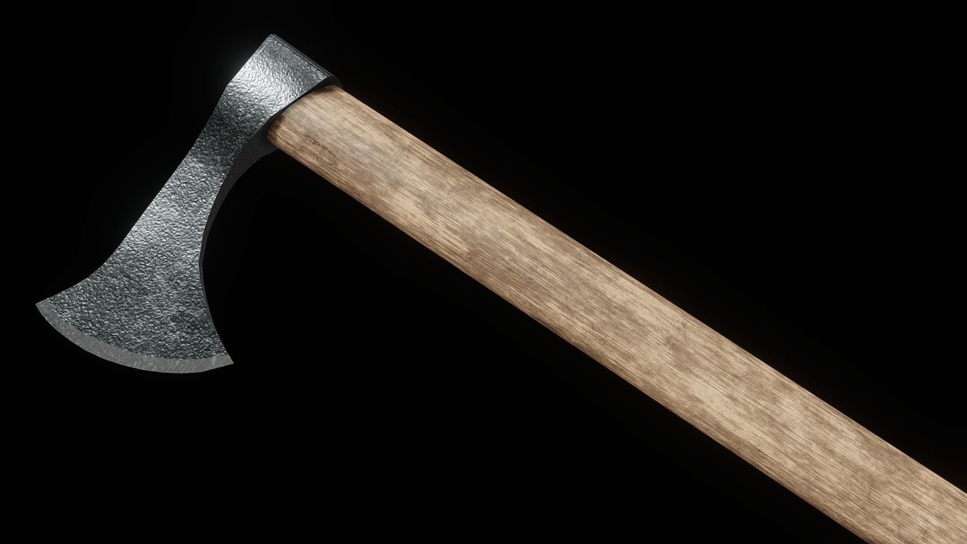 3D model Viking Throwing Axe VR / AR / low-poly | CGTrader