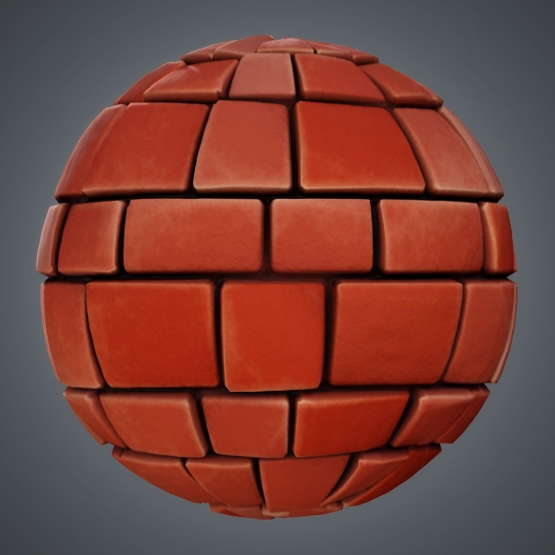 Stylized PBR Brick Textures Texture | CGTrader