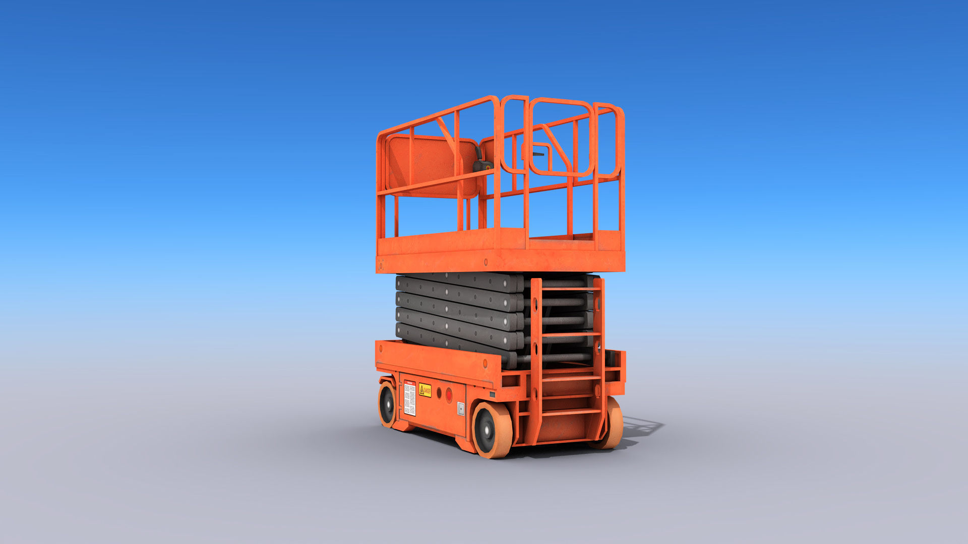 3D model Scissor Lift Platform VR / AR / low-poly | CGTrader