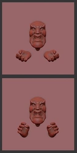 3d print angry face wall sculpture 3D model 3D printable | CGTrader